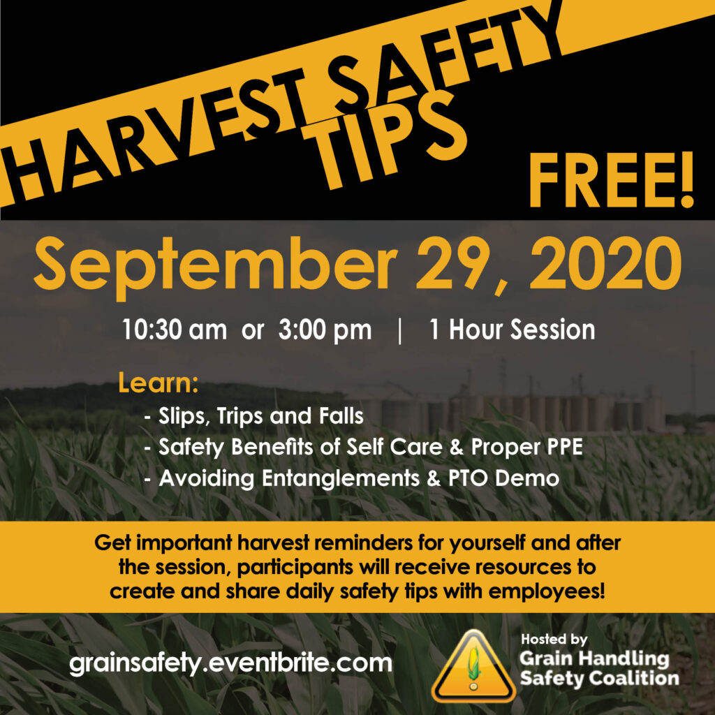 Harvest Safety Tips: Virtual Training | Grain Handling Safety Coalition